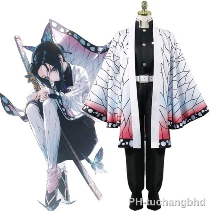 【Ready Stock】Demon Slayer Kimetsu no Yaiba Kochou Shinobu Cosplay Full ...
