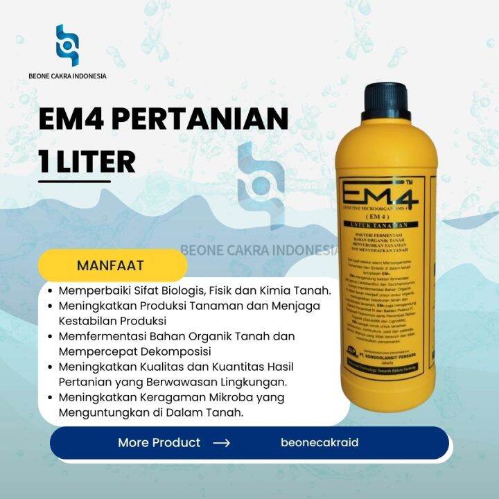 EM4 PERTANIAN 1 LITER | Lazada Indonesia