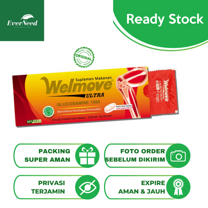 Welmove Ultra Per Strip 5 Butir ( VITAMIN UNTUK SENDI DAN TULANG ...