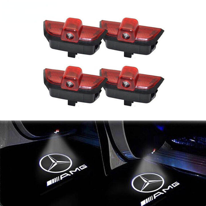 4Pcs Car Door Welcome Light for Mercedes Benz W204 C200 C260 C280 C230 ...