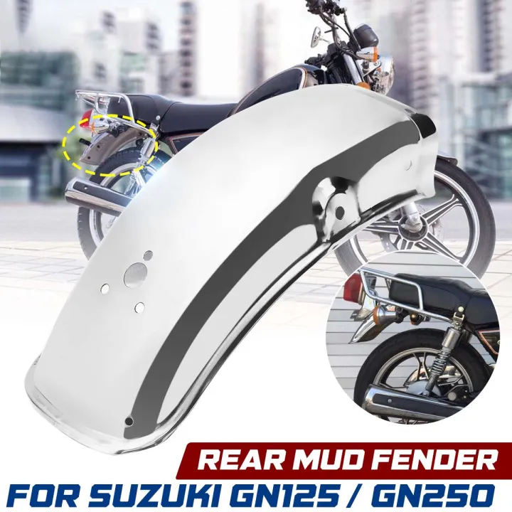 Stainless Steel Motorcycle Rear Fender Flares Mud Flaps Mudguard Splash ...
