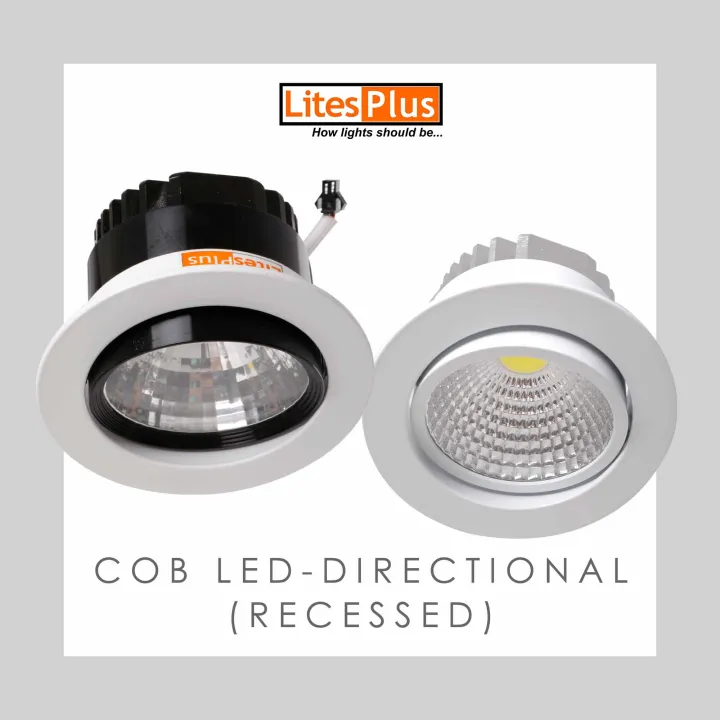 LITESPLUS WHITE LED RECESSED COB DAYLIGHT (IA-7539) | Lazada PH