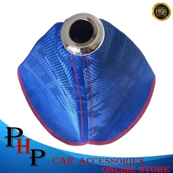 TRD Gear Shift Knob Shifter Boot Cover Gear (BLUE) | Lazada PH