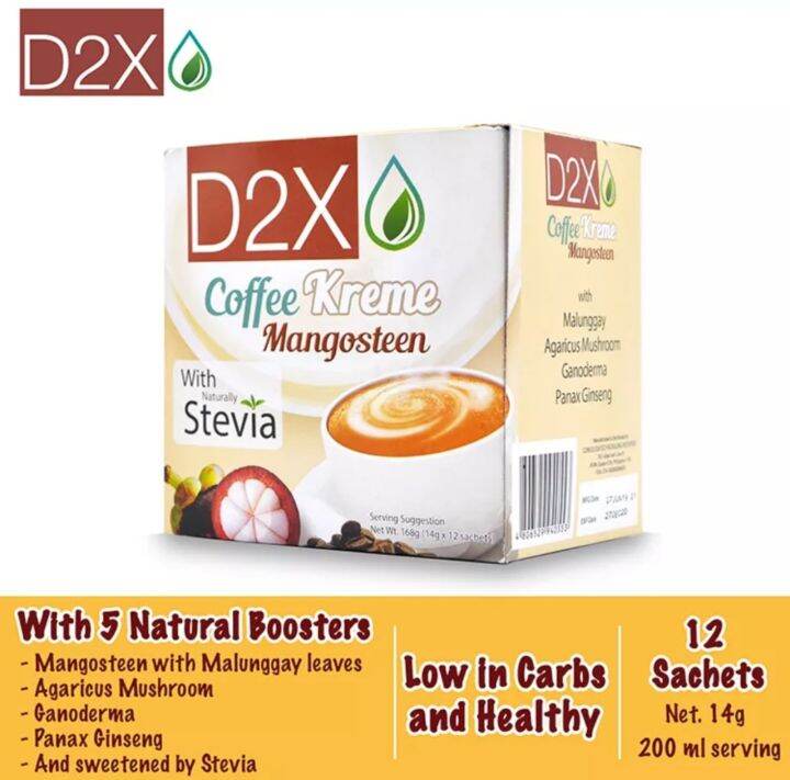 D2X Coffee Kreme Mangosteen | Lazada PH