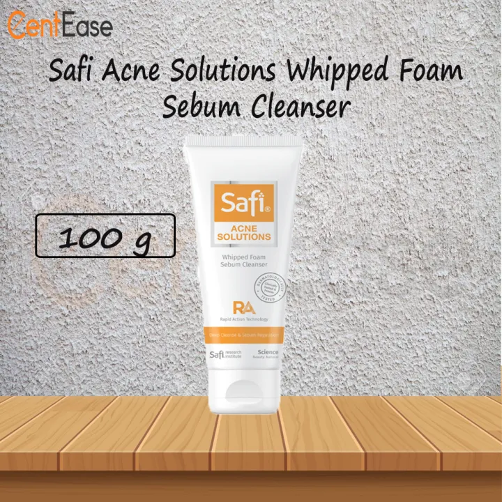 Safi Acne Solutions Whipped Foam Sebum Cleanser 100g (Exp: Sep 2024 ...