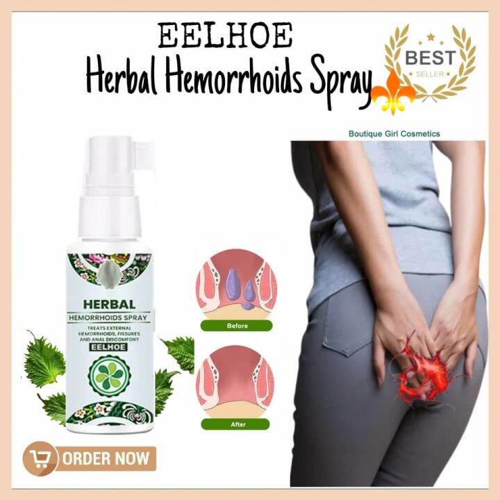 100% Effective EELHOE /YUNNAN Natural Herbal Hemorrhoids Spray Original ...