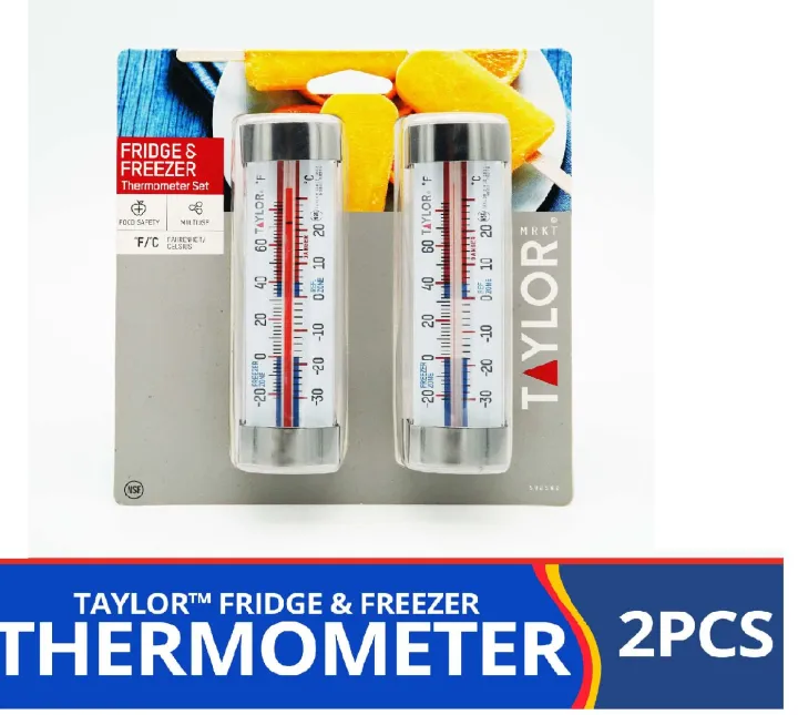 Taylor Home Fridge & Freezer Thermometer Set Imported | Lazada PH
