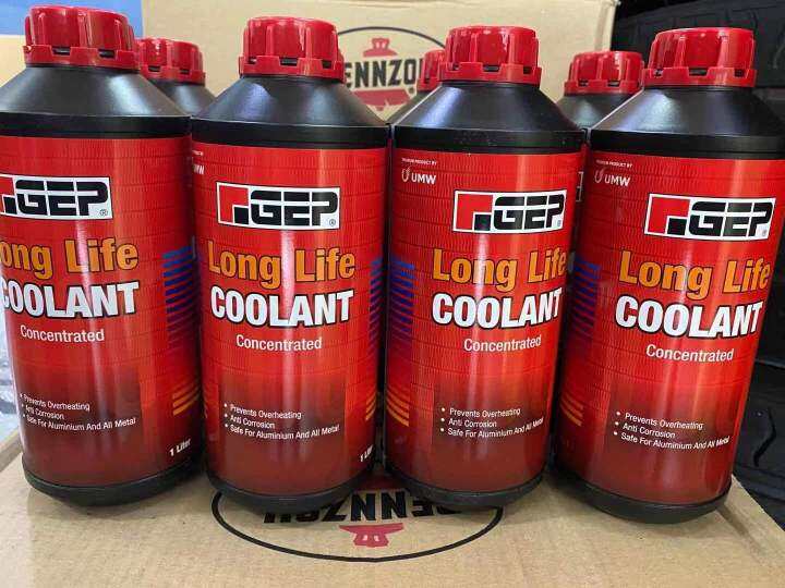 UMW GEP Long Life Coolant FOR TOYOTA ( 1 LITER ) [ RED COOLANT ] | Lazada
