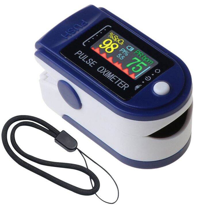YOUWEMED Finger Pulse Oximeter Fingertip Oxygen Saturation Detector ...