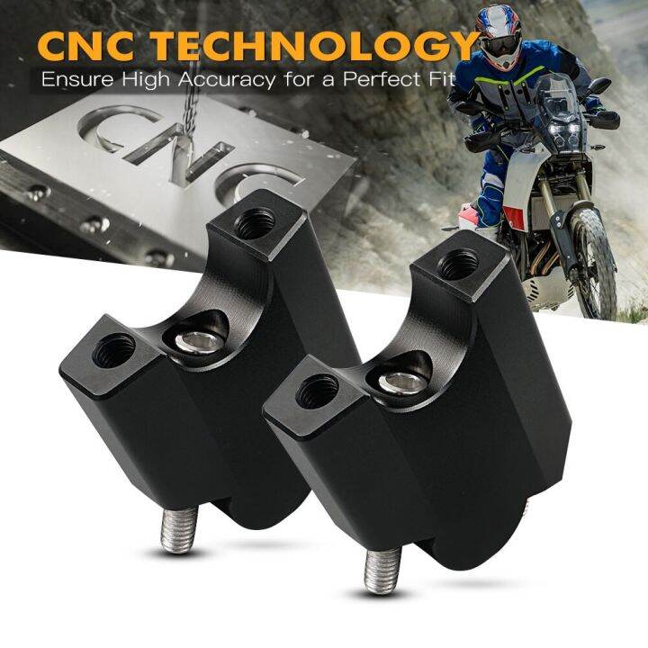 Handlebar Riser Handle Bar Mount Clamp Adapter For Yamaha TENERE700 ...
