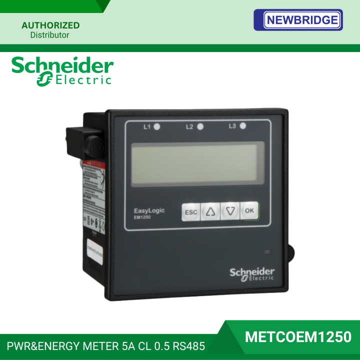 EasyLogic OEM EM1250 power & energy meter - Class 0.5, RS-485, 5A ...