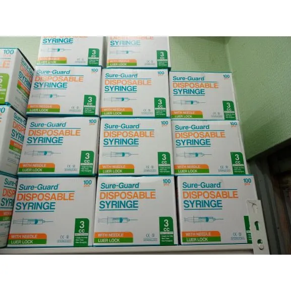 jpMDisposable Syringe 3cc with Needle - Box of 100 pcs. | Lazada PH