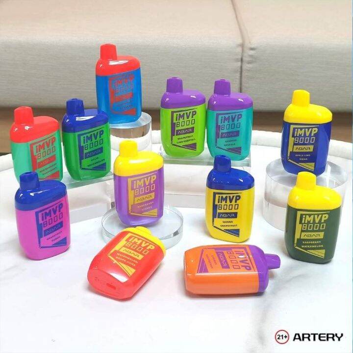 Artery Abar Sk iMVP 8000/ Bounce Turbo 5k Puffs/ Flava Hyper Bar 10000 ...