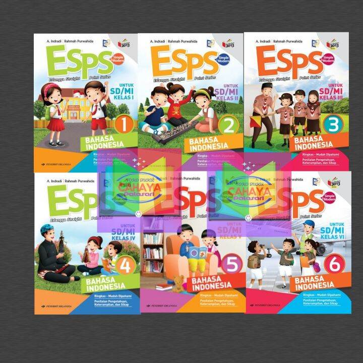BUKU ESPS BAHASA INDONESIA KELAS 1 2 3 4 5 6 ERLANGGA KURIKULUM 2013 REVISI | Lazada Indonesia