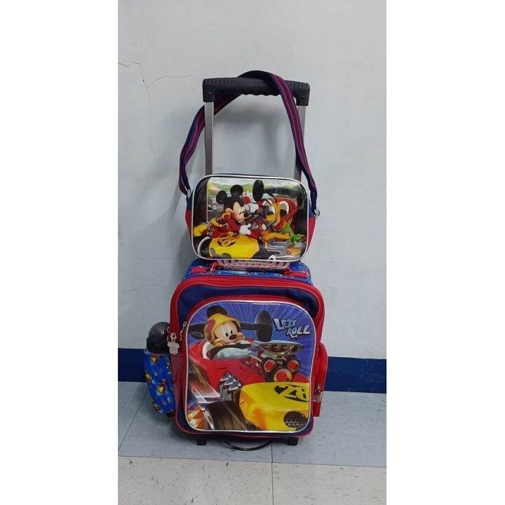 【COD5】 ORIGINAL MALL PULL OUT KIDS DISNEY TROLLEY BAGS | Lazada PH