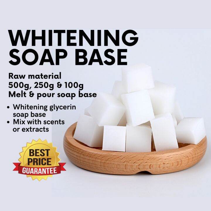 PREMIUM ESSENTIALS WHITENING GLYCERIN SOAP BASE (500g,250g,100g) MELT ...