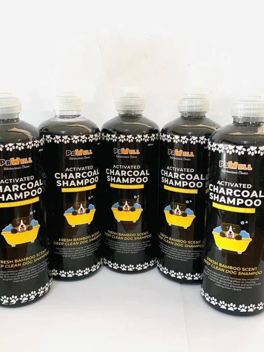 [CL REYES AGRIVET] Pawell Activated Charcoal Shampoo Plus Tea Tree Oil ...