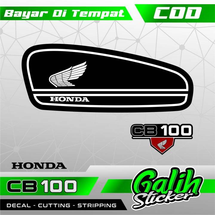 Gs Sticker - Stripping Honda CB 100 Model Original - Stripping Honda CB ...