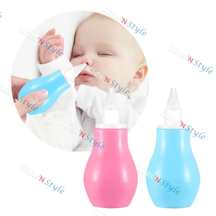 Newborn Infant and Toddler Silicone Baby Nose Cleaner Pump Infant Nasal ...