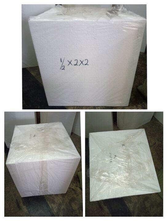 STYROFOAM BOARD SOLD BY BUNDLE 40PCS(1/2x2x2), 20PCS(1x2x2) | Lazada PH