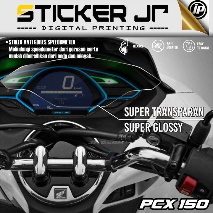 Stiker Anti Gores Spido Transparan PCX 150 - Sticker Speedo SEPEDOMETER ...
