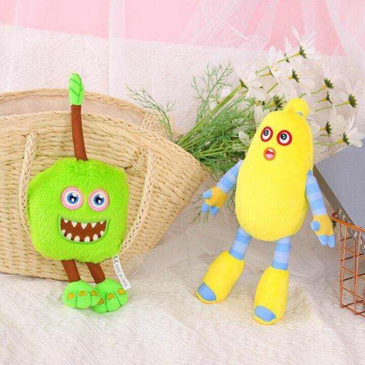 My Singing Monsters Wubbox Plush Toys Green Furcorn Stuffed Dolls For ...