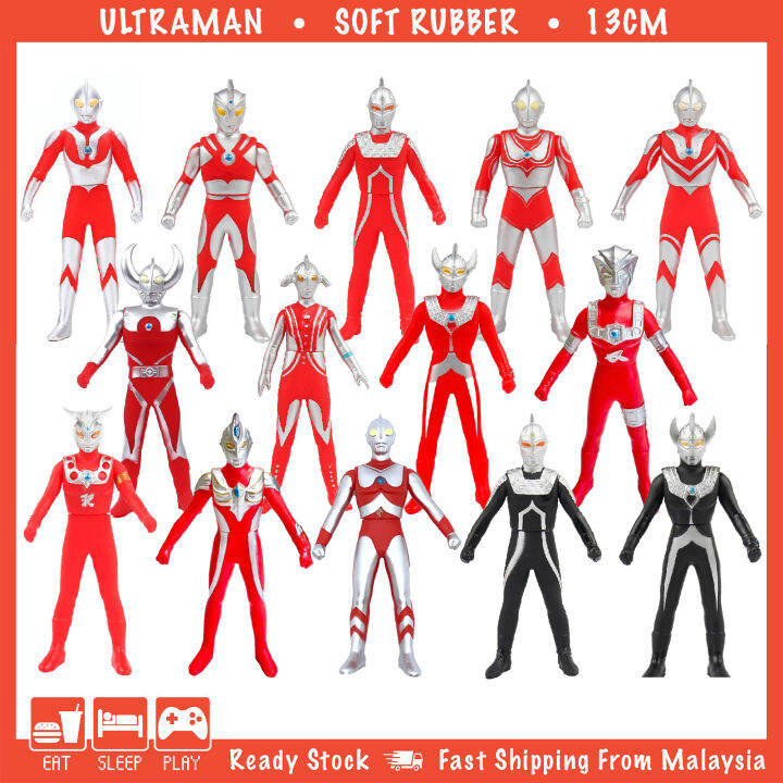OEM BOOTLEG 13cm Ultraman Showa Era Ace Dark Ultraseven Taro Zoffy Leo ...