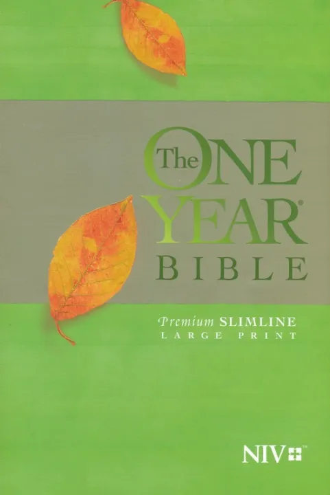 NIV One Year Bible Premium Slimline Large Print | Lazada PH