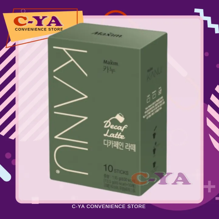 [Dongsuh}Maxim KANU Decaf Latte 13.5gx10s (135g) | Lazada PH