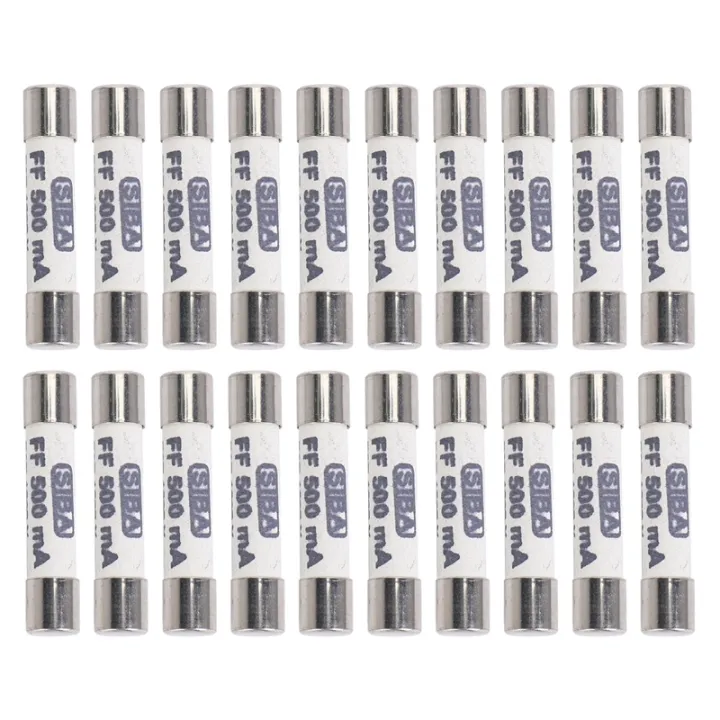 10X 1000V 500MA 6.3 x 32mm White Ceramic Fuse for Multimeter | Lazada PH