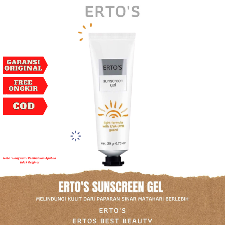 Ertos Sunscreen Gel | Lazada Indonesia