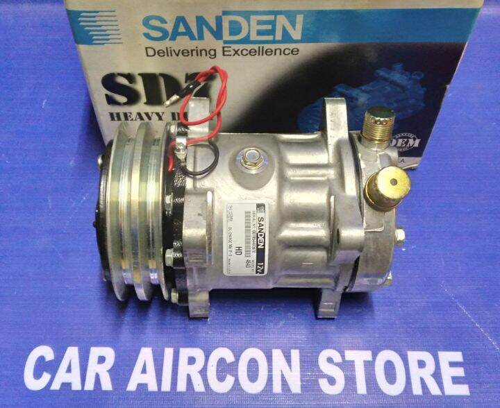 SANDEN ORIGINAL SD7 7H15 (7 piston) 12v car aircon compressor USA ...