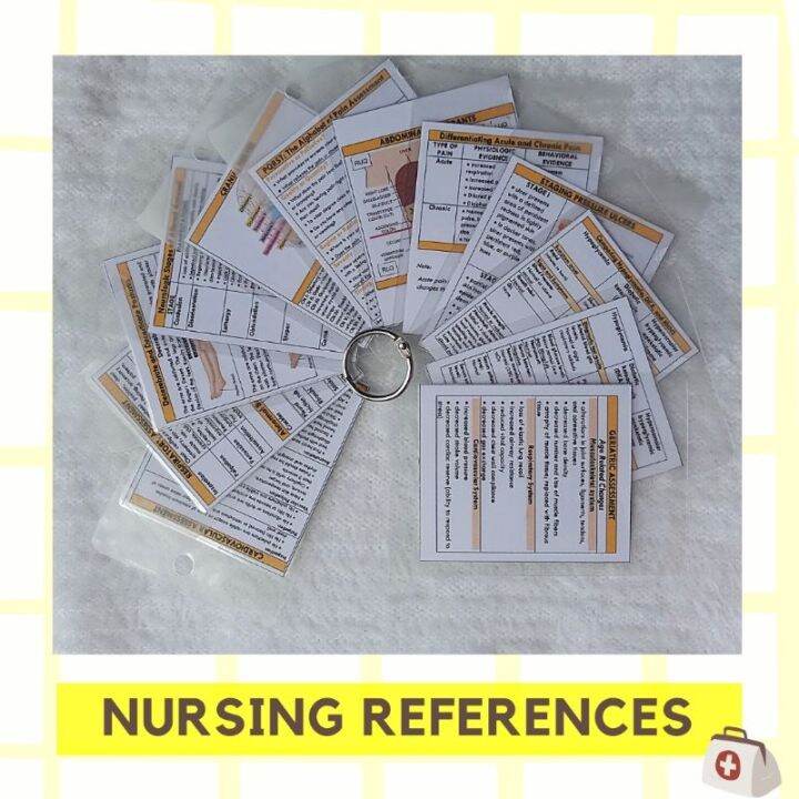 Nursing Flashcards: Health Assessment/Nursing Assessment | Lazada PH