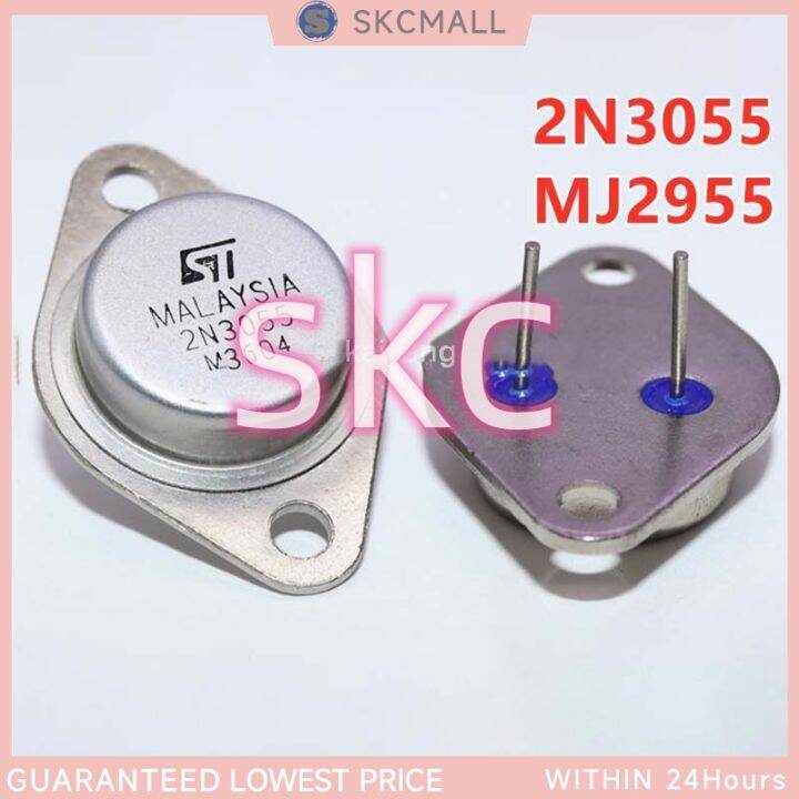 10pcs 2N3055 MJ2955 TO-3P high power transistor power amplifier paired ...