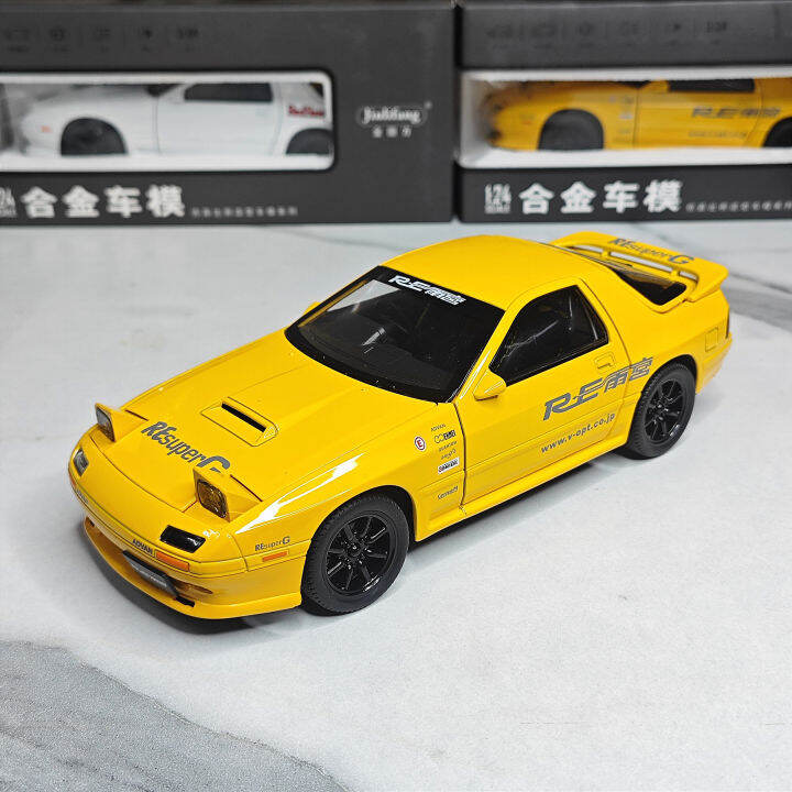 Mô hình xe kim loại Mazda RX7 tỉ lệ 1:24 hãng JINLIFANG full kính đánh ...
