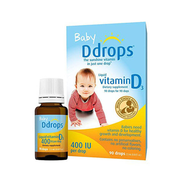 Ddrops Baby 400 IU Vitamin D 90 drops 2.5ml | Lazada PH