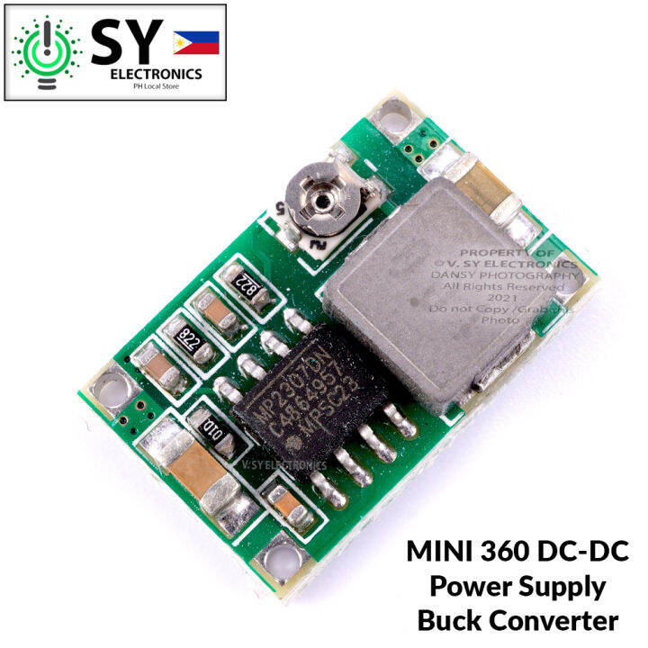 Mini 360 DC-DC Buck Converter Step Down Power Supply Module 4.75V - 23V DC to 1V - 17V DC ...