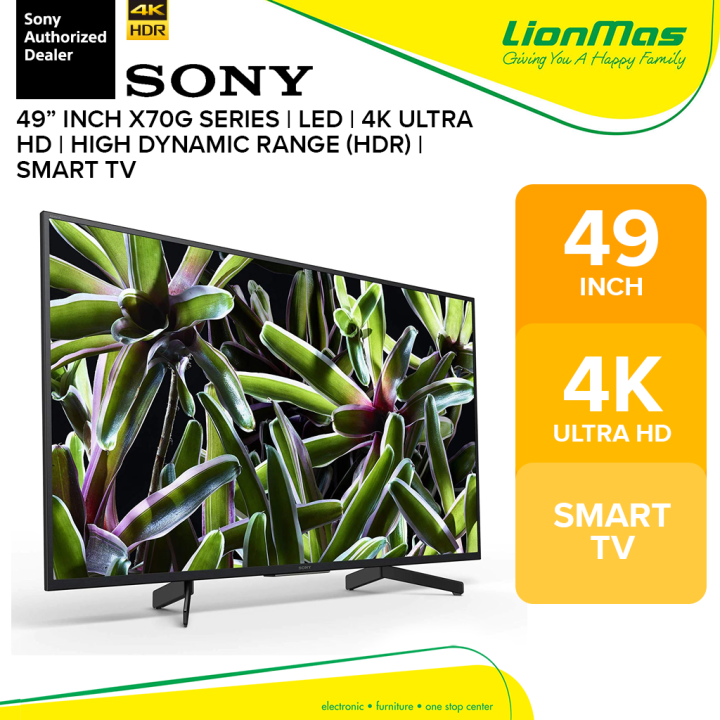SONY 49" Inch LED 4K HDR Smart Android TV KD-49X7000G | Lazada