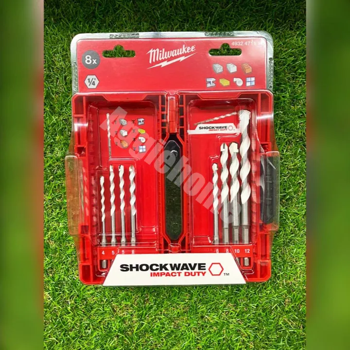MILWAUKEE ชุดดอกสว่านอเนกประสงค์ รุ่น 4932471112 (8ชิ้น) ออกแบบด้วยปลาย ...