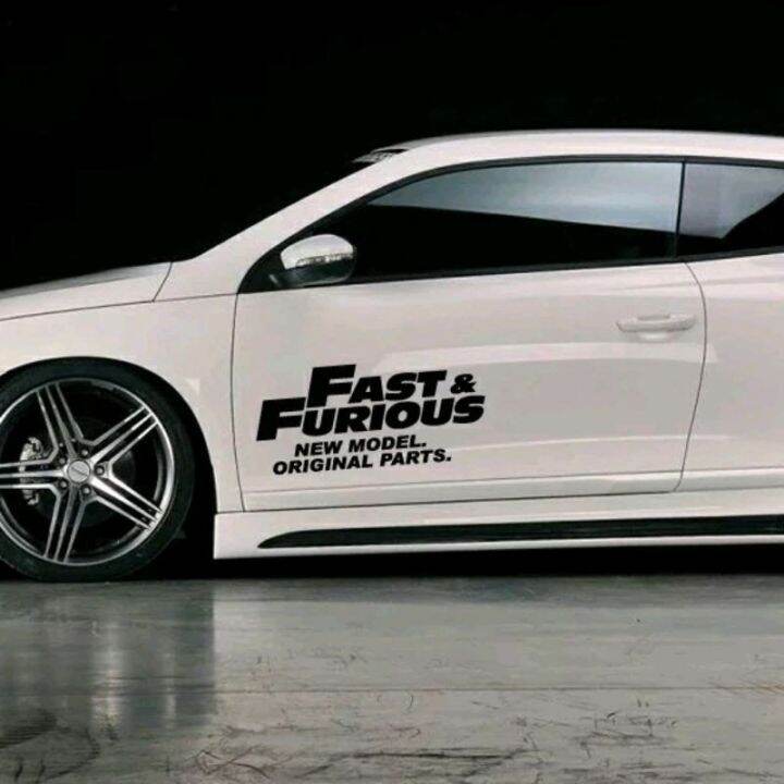 Sticker fast n furious new model stiker cutting pintu mobil | Lazada ...