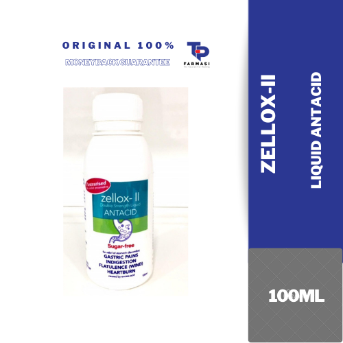 Zellox-II Double Strength Liquid Antacid 100ml | Lazada