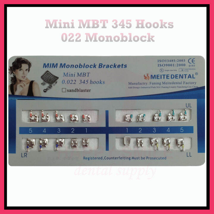 1 PACK BLUE CARD BRACKET MINI MBT 345 HOOK MONOBLOCK ORAL CARE | Lazada PH