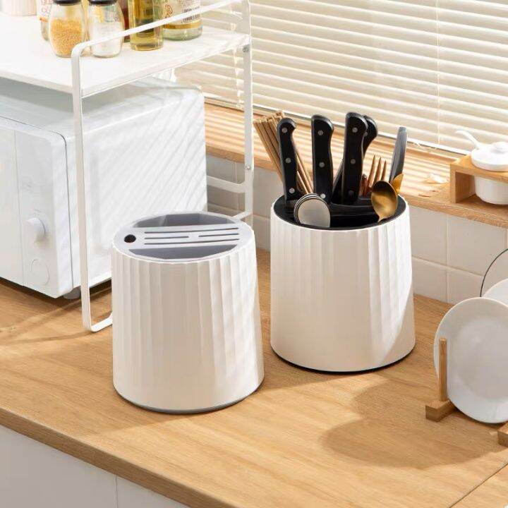 Rotation Cutlery Holder Spoon Fork Kitchen Organizer Chopstick Racks ...