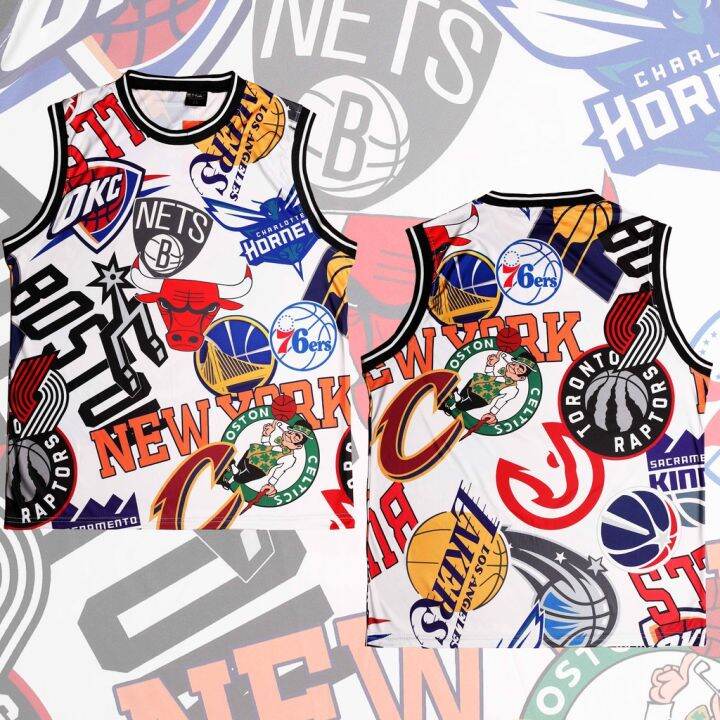 NBA Basketball Jersey for Men Full Sublimation Printed Sando Shirts ...