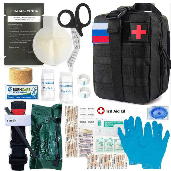 36Pcs Survival First Aid Kit Molle Outdoor Camping Trauma First Aid ...