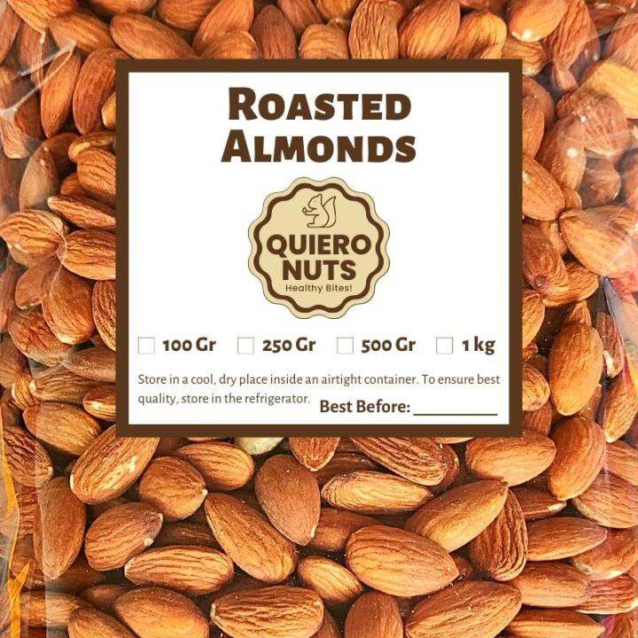 Roasted Almonds (USA) 100g, 250g, 500g, 1kg | Lazada PH