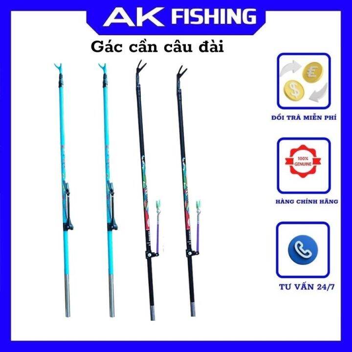 Gác cần câu đài chống cần câu đài PKT-21 carbon cao cấp chất lượng giá ...