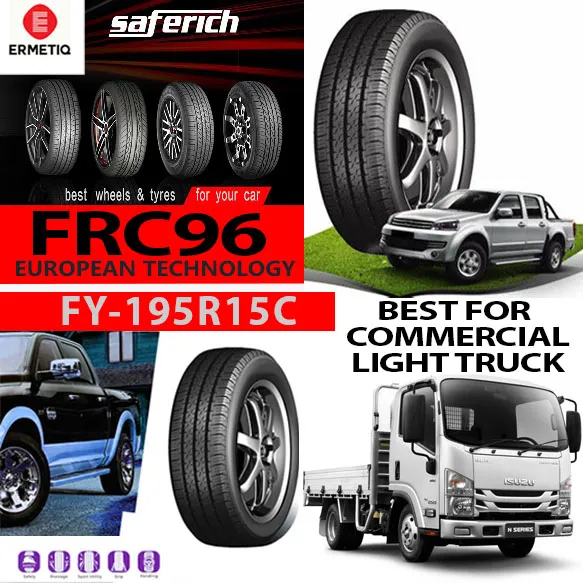 The Saferich FY-195R15C is a high performance, all-weather tire. This ...