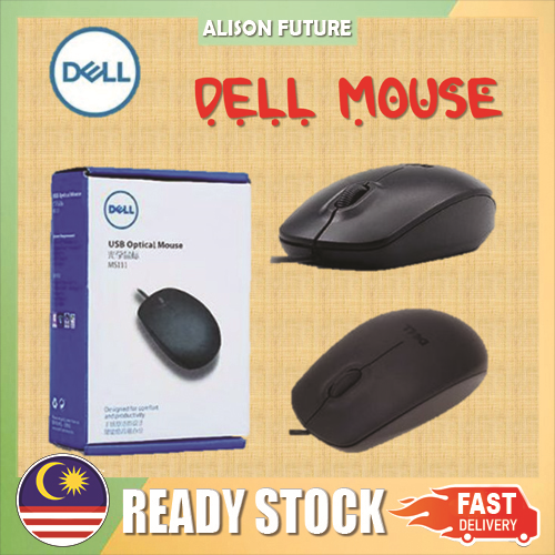 【Ready Stock】DELL MS111/MS116 USB OPTICAL WIRED MOUSE (m170, m331, m221 ...