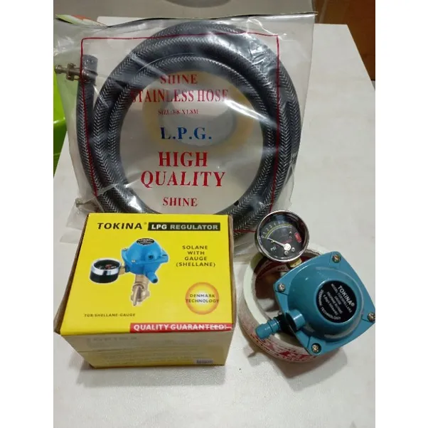 Tokina Solane/Shellane Regulator w/Gauge & Hose | Lazada PH